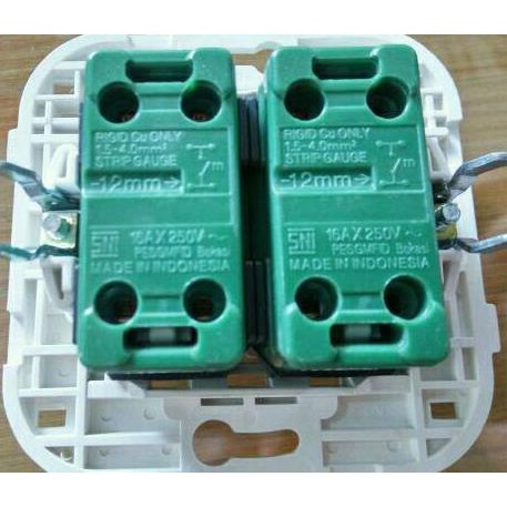 Jual Terbatas Saklar Double / Seri Panasonic ( Dalam Tembok ) / Cetekan ...