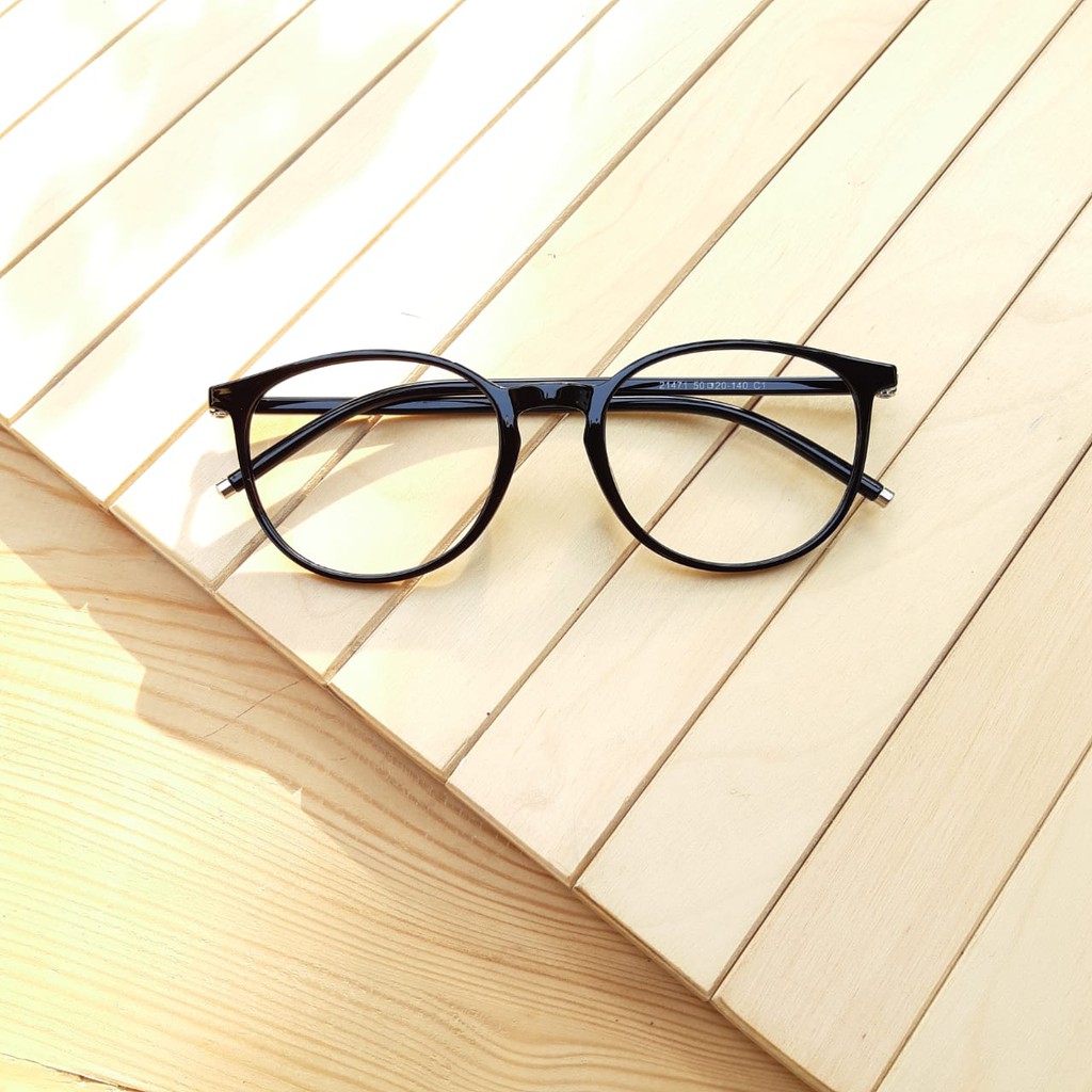 Jual FRAME KACAMATA BACA 21471 FULLSET BLACK | Shopee Indonesia