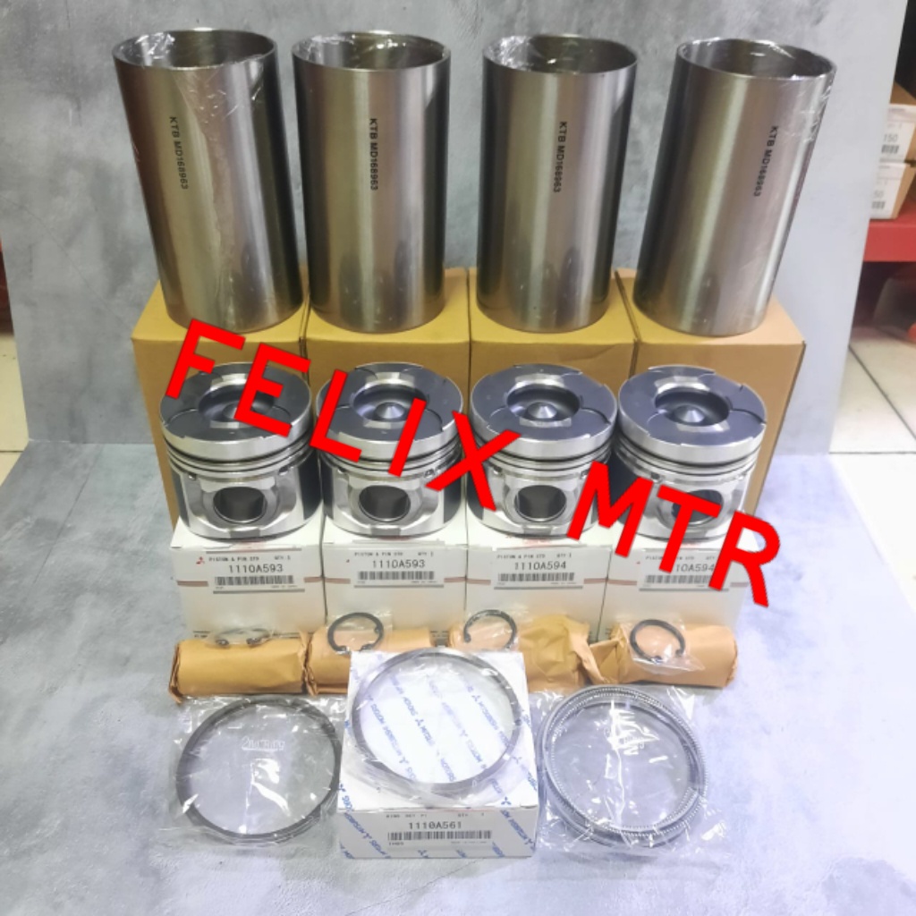 Jual PAKET LINER KIT MITSUBISHI TRITON 2.5 2.500CC KB4T 4MM | Shopee ...