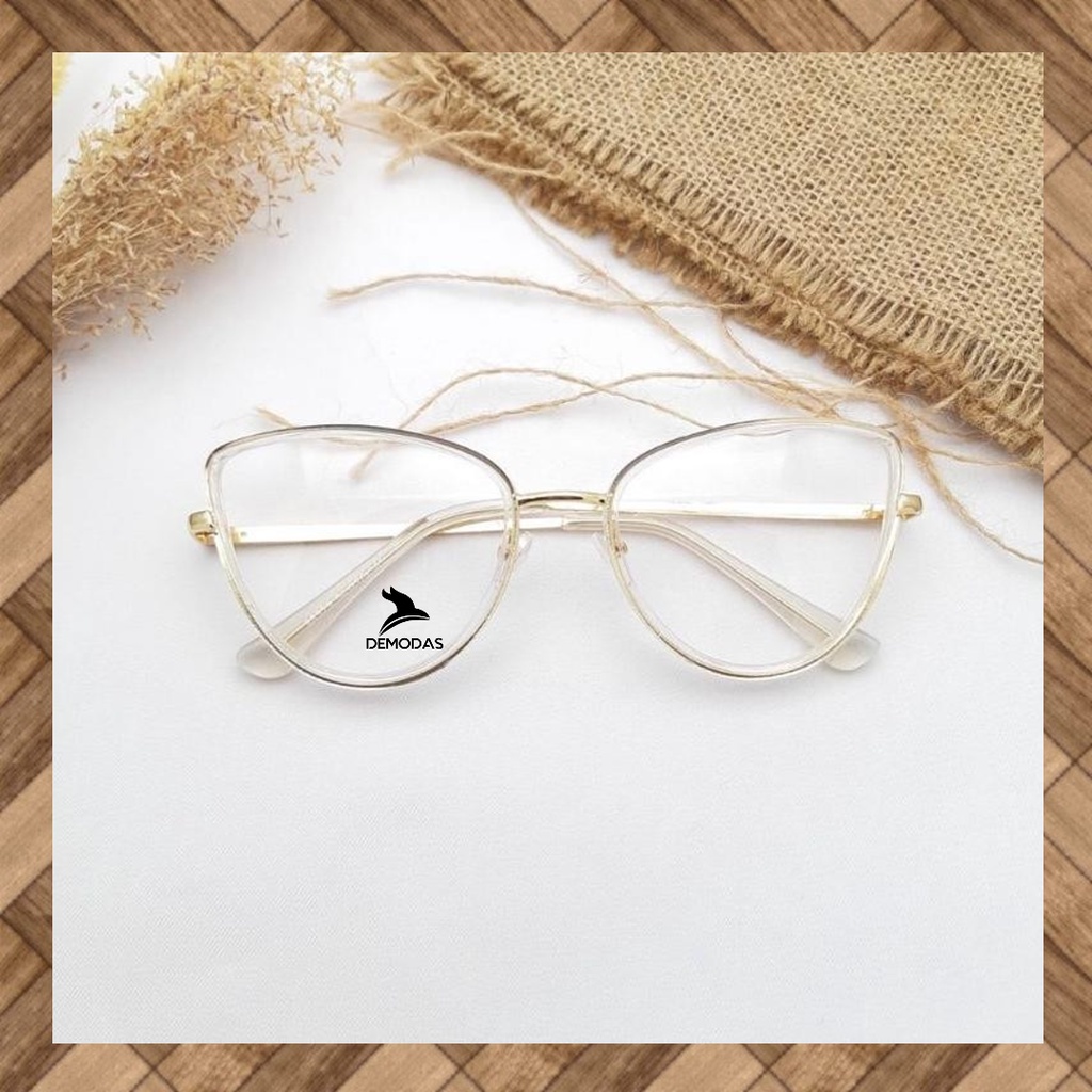 Jual Kacamata Cat Eye Fashion Wanita Lensa Photocromic Minus Normal ...