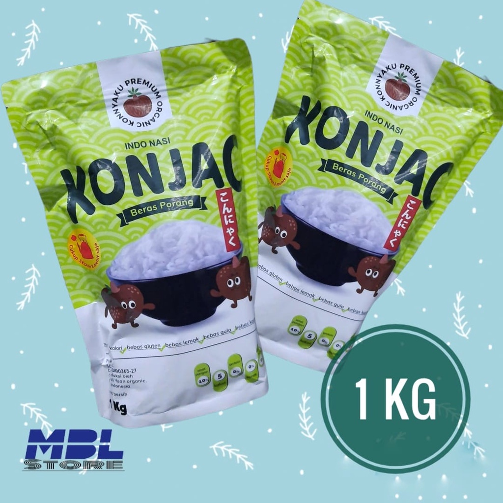 Jual Konjac rice beras porang 1 Kg | Shopee Indonesia