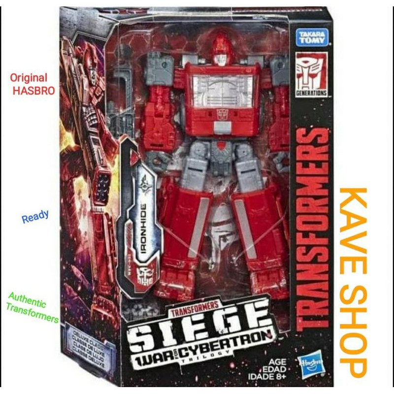 Jual Transformers HASBRO Siege WFC Deluxe Class : IRONHIDE | Shopee ...
