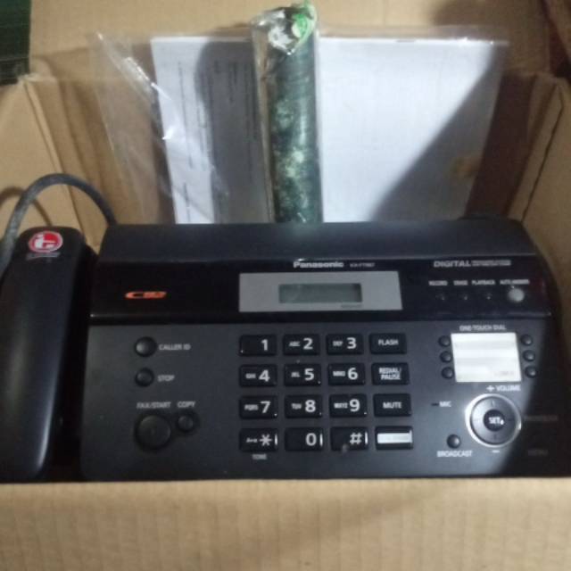 Jual Mesin Fax Panasonix KX-FT987CX Black | Shopee Indonesia