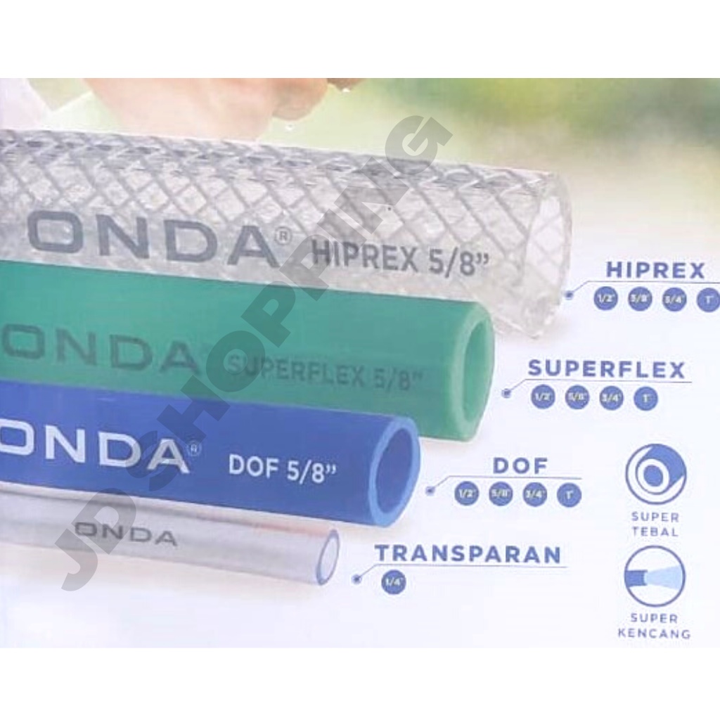 Jual SELANG AIR ONDA 1/2" SUPERFLEX DOF BIRU 50METER | Shopee Indonesia