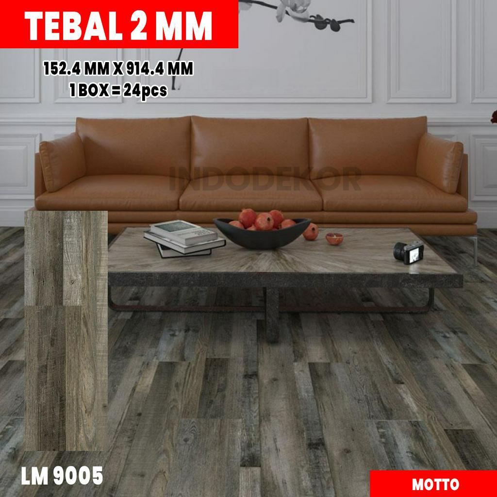Jual Lantai Vinyl Plank 2mm Motto Harga Per Box Motif Kayu Lembaran | Shopee Indonesia
