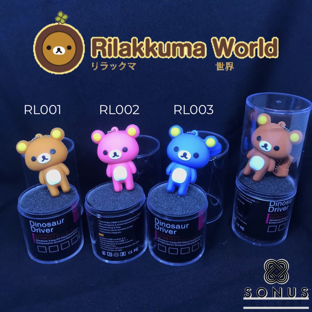 Jual USB FLASH DISK CARTOON 64GB STICK MEMORY | RILAKKUMA | SPONGEBOB ...