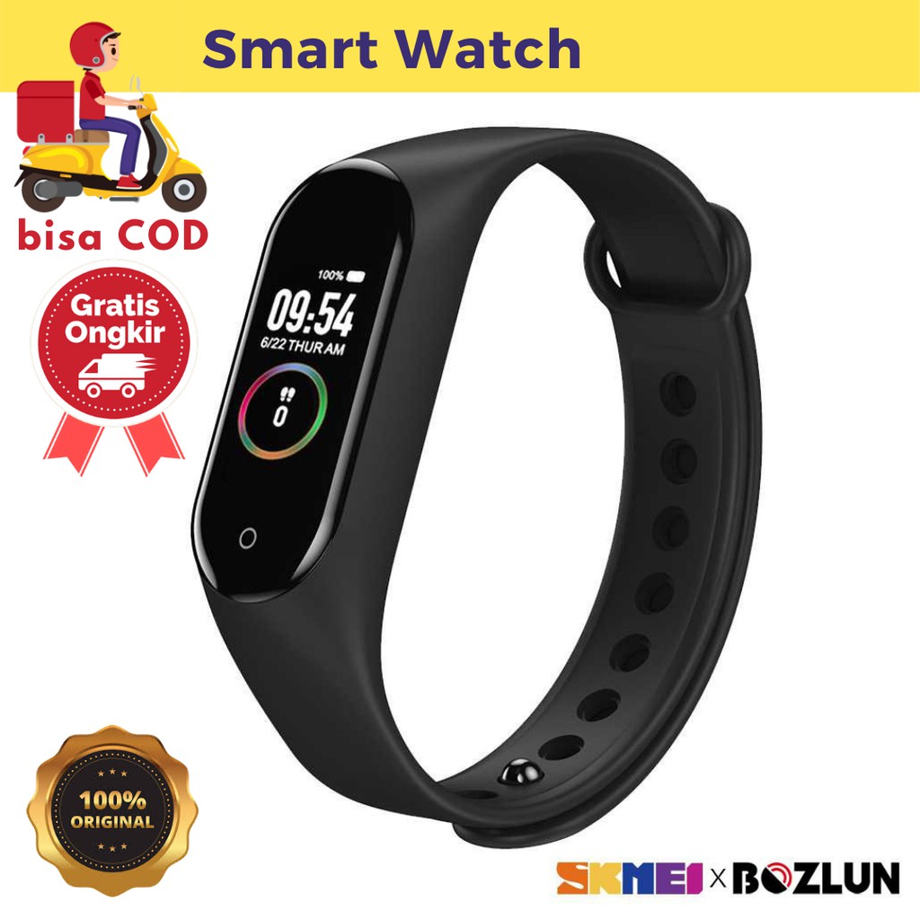 Jual JAVASWELL Jam Tangan Pintar Digital LED Bluetooth Smartwatch ...