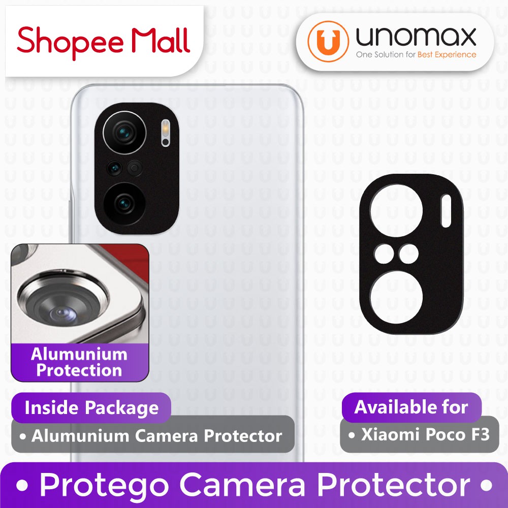 Jual Camera Protector Xiaomi Poco F3 Protego Aluminium | Shopee Indonesia