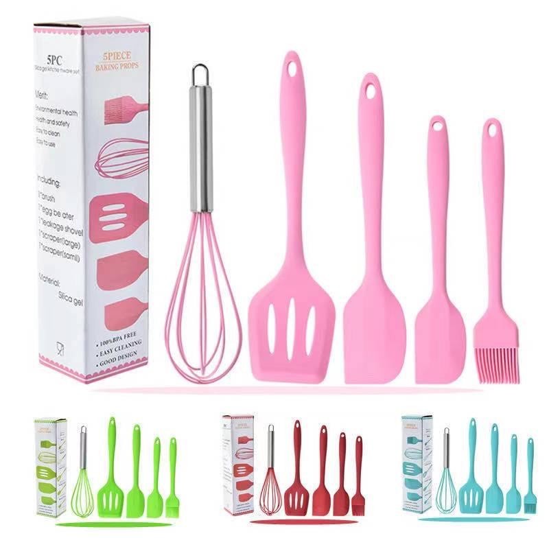 Jual Spatula Set M-169 Baking Props Kitchen Tool Silicon 3pcs Sutil ...