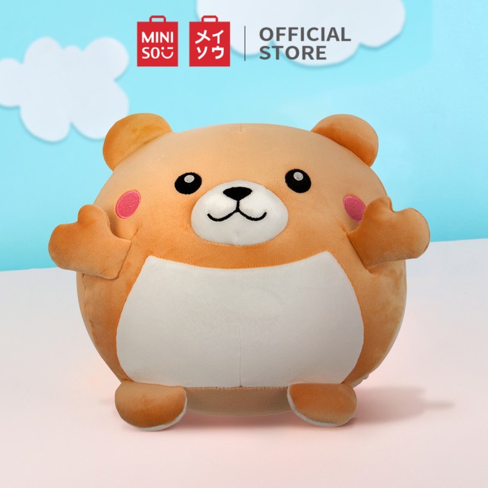 Jual Miniso Mainan Mewah Seri Tumbler Bulat Boneka Mewah Hewan Lembut ...