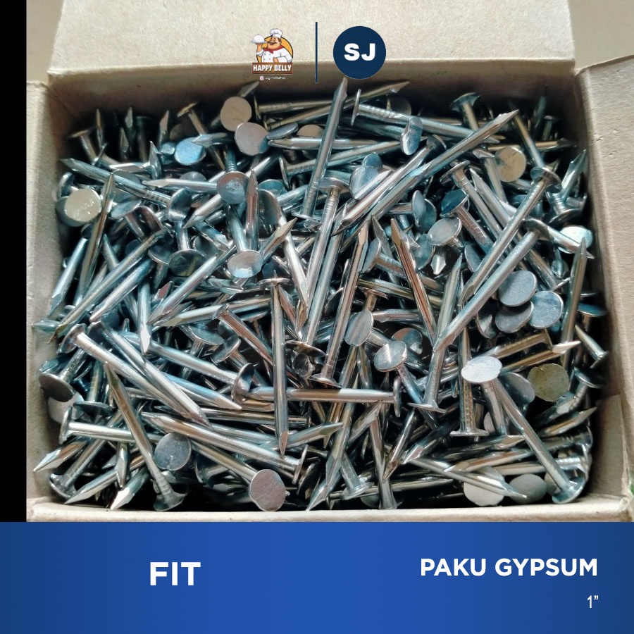 Jual PAKU GYPSUM ECERAN 600 GRAM / PAKU GIPSUM 6 ONS / KOTAK | Shopee Indonesia