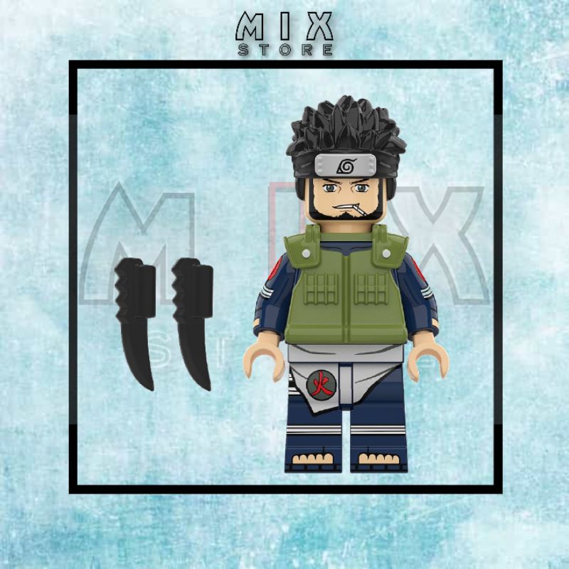 Jual K2078 Mainan Anak Naruto Asuma Sarutobi Anime Jepang Mini Figure ...