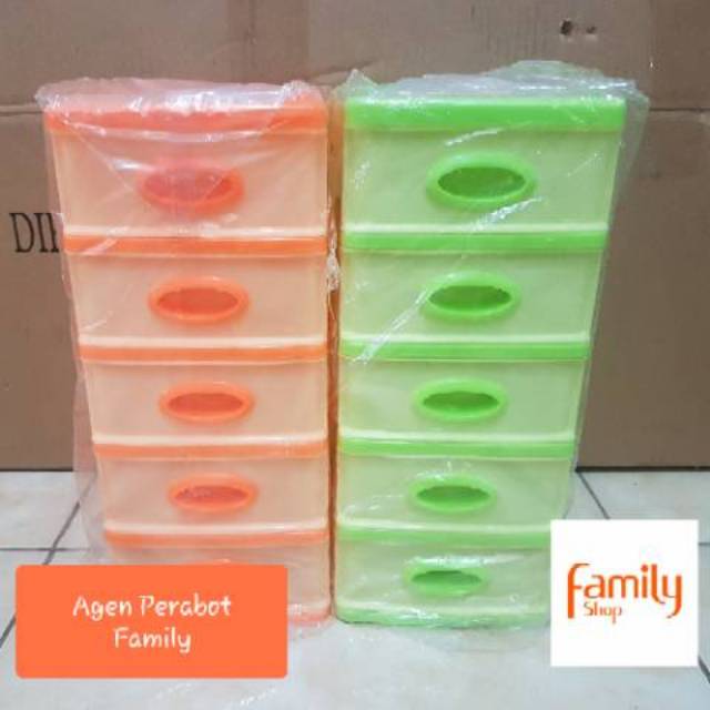 Jual SHINPO Container Laci Mini Penyimpanan Box Susun 5 363-5 | Shopee ...