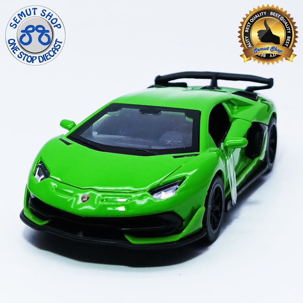 Jual Apolo MSZ 2019 Lamborghini Aventador SVJ Glossy Green 1:43 scale ...