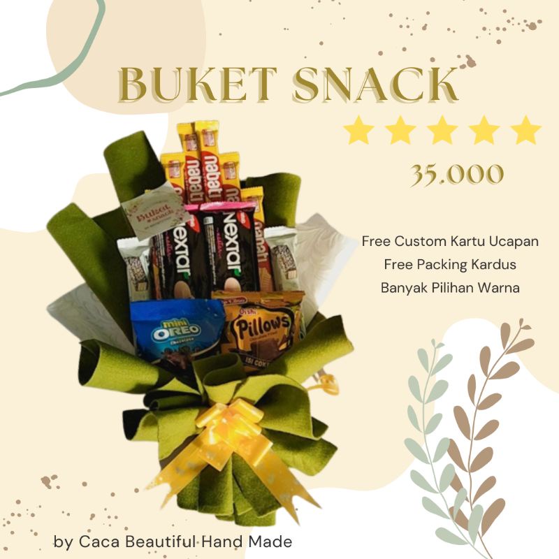 Jual Buket Snack Kain Flanel Bucket Snack Buket jajan Buket viral buket ...