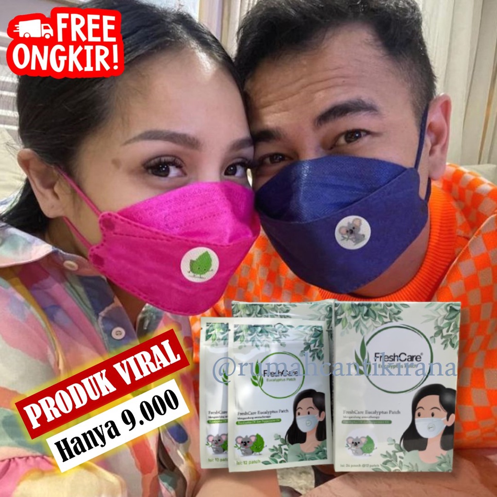 Jual COD - VIRAL Freshcare Eucalyptus Patch Aksesoris Pengharum Masker ...