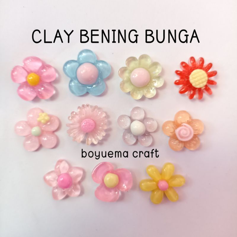 Jual CLAY BENING BUNGA (100 PCS) | Shopee Indonesia