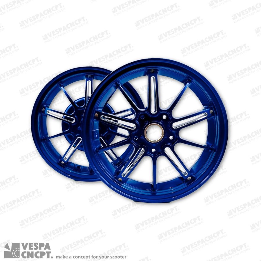 Jual Velg Drag Rep Maru's Set Blue Biru Vespa Sprint Primavera Lx S Lxv ...