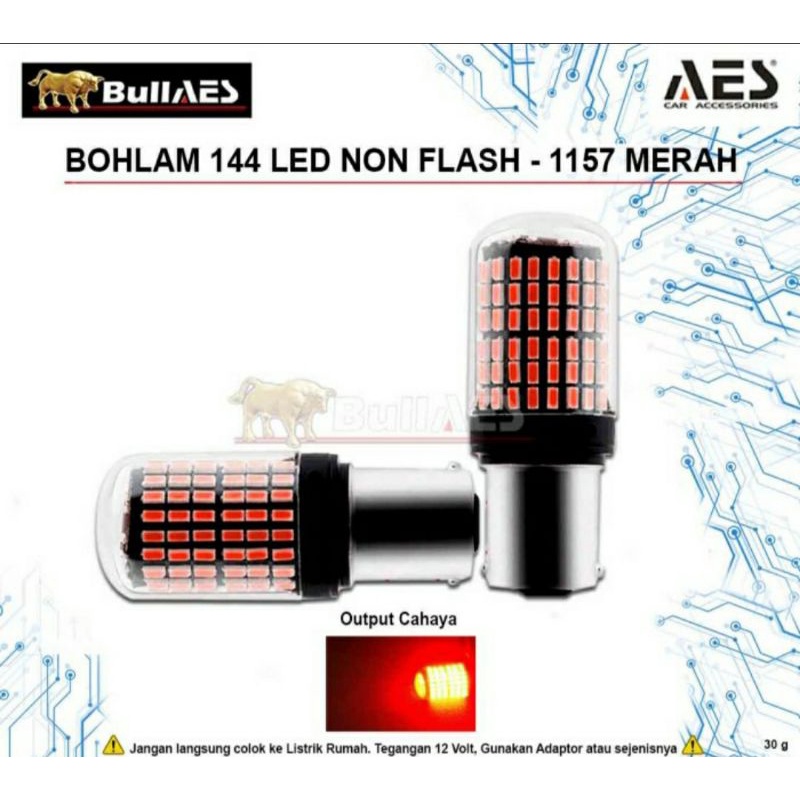 Jual BOHLAM LED STOP MOBIL KAKI BAYONET 1157 AES / LAMPU STOPLAMP MOBIL ...