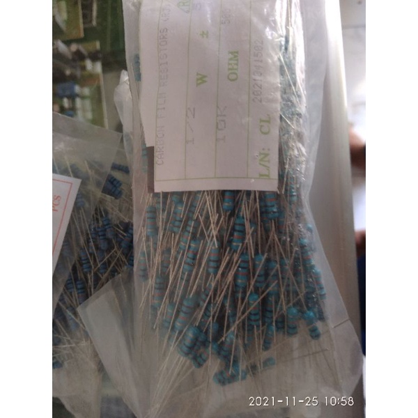 Jual resistor 10k 1/2 watt resistor 10k ohm 1/2 watt r 10k 1/2 watt ...
