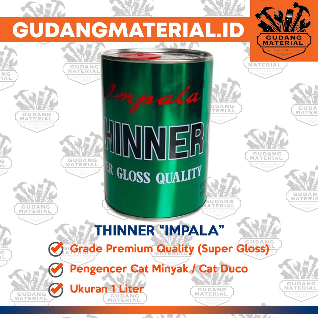 Jual THINNER SUPER GLOSS | THINNER PENGENCER CAT MINYAK BESI, KAYU 1Liter | Shopee Indonesia