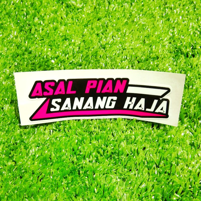 Jual stiker kata2 #sticker asal pian sanang haja | Shopee Indonesia