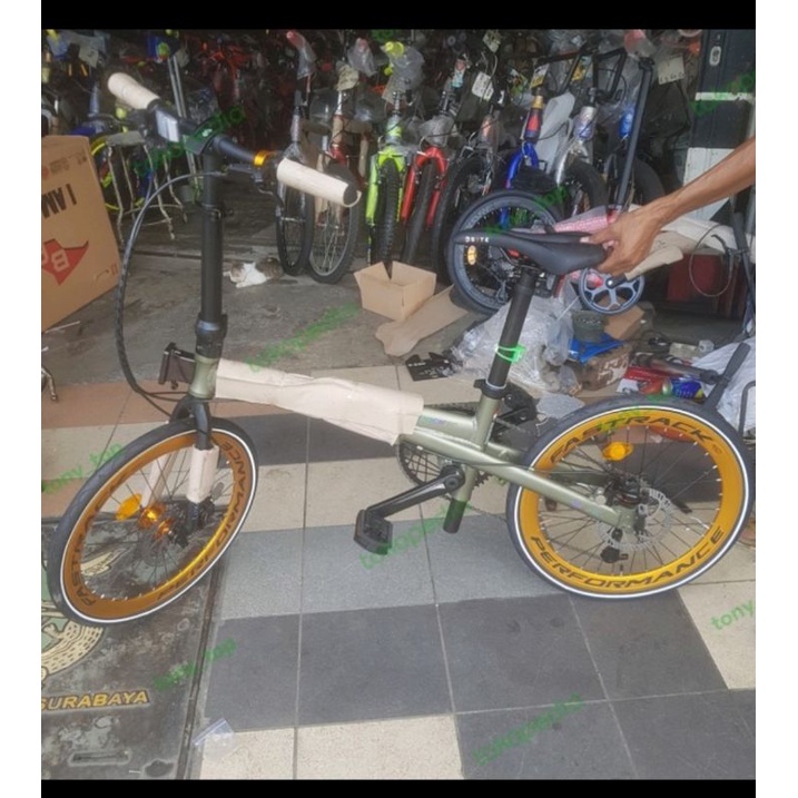 Jual Sepeda Lipat 20 Pasific Luxor Sram 9sp Hydraulic Alloy Alumunium ...