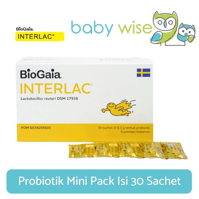 Jual Interlac Probiotik Mini Pack Isi 30 Sachet | Shopee Indonesia
