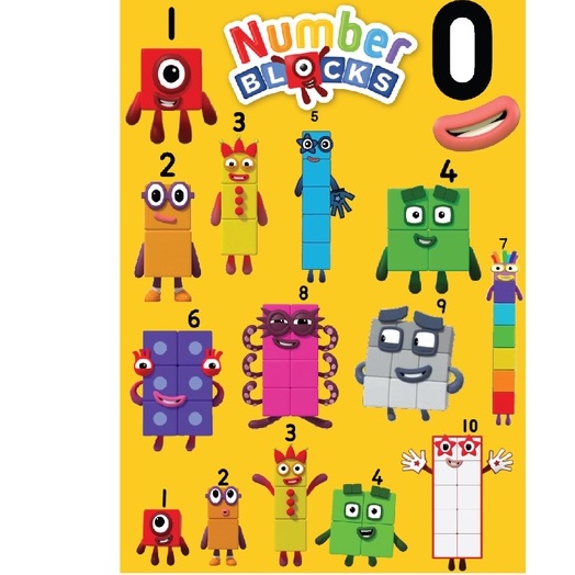 Jual Sticker Number blocks 1 pc | Shopee Indonesia