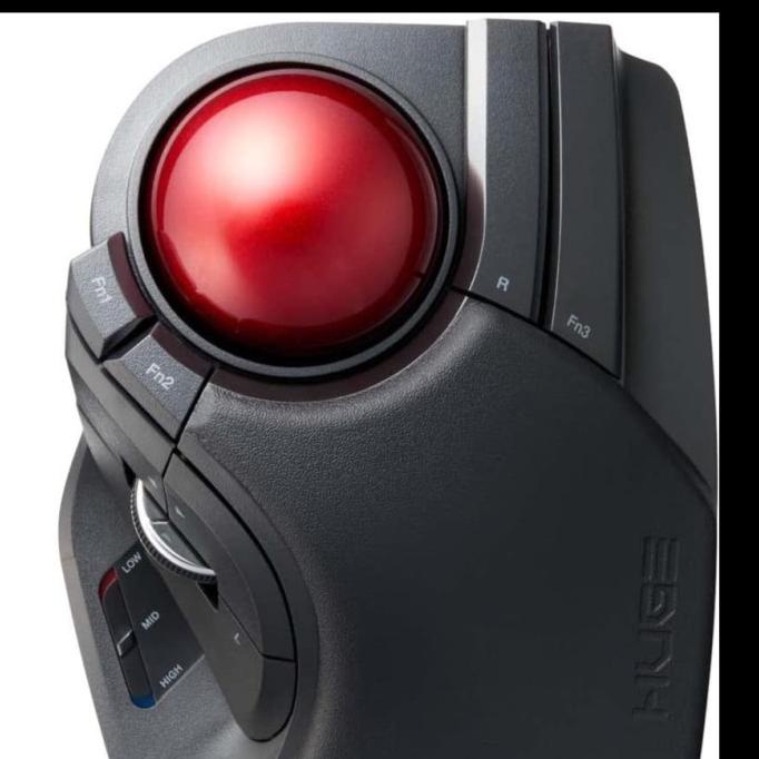 Jual Elecom Huge Wireless Trackball Mouse M-Ht1Drbk A6R6Cm3Wos | Shopee Indonesia