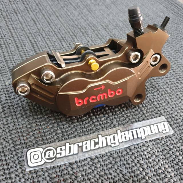 Jual KALIPER BREMBO 4 PISTON BIG 1 PIN 4POT COPY THAILAND | Shopee Indonesia