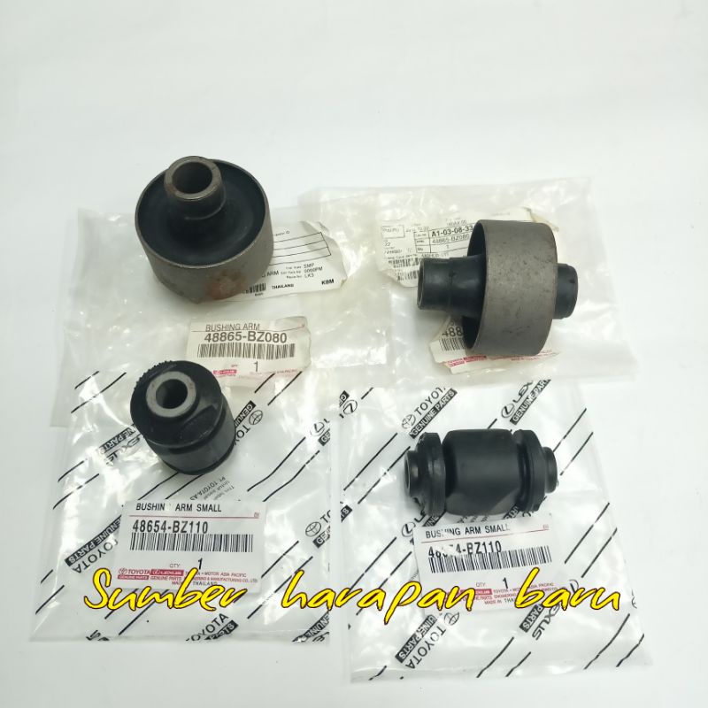 Jual Bushing Lower Arm Besar Kecil Sayap Depan Agya Ayla OEM 1SET 4PC ...