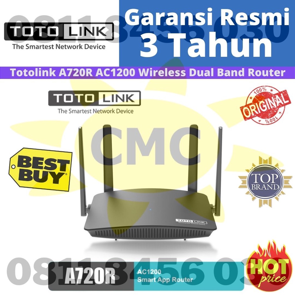 Jual TOTOLINK A720R AC1200 Wireless Dual Band Router | Shopee Indonesia