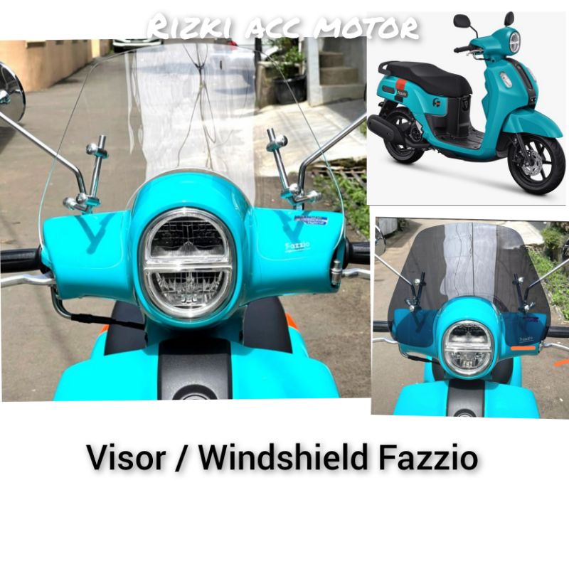 Jual Visor Yamaha Fazzio Windshield Yamaha Fazzio PNP | Shopee Indonesia