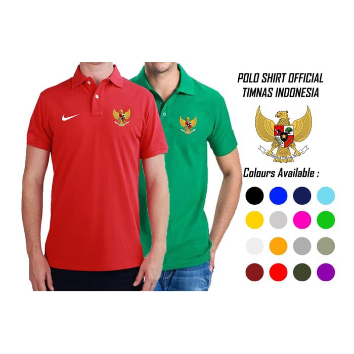 Jual Polo Timnas Indonesia Hijau TERBARU CUSTOM High Quality Grade ori ...