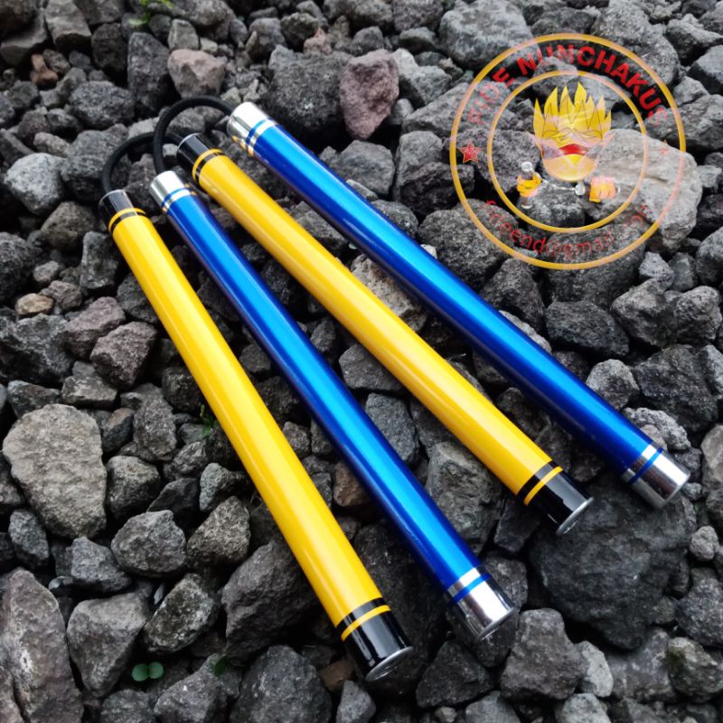 Jual nunchaku,double stick,ruyung aluminium tali freestyle | Shopee ...