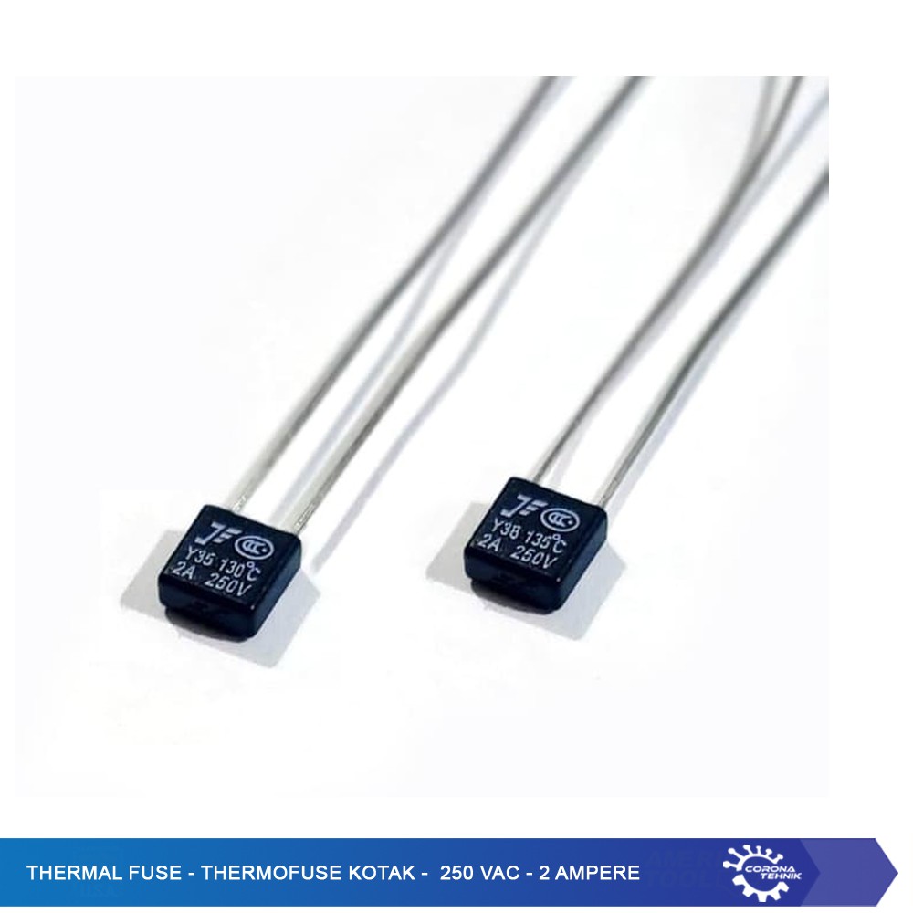 Jual Thermal Fuse - ThermoFuse Kotak - 250 VAC - 2 Ampera | Shopee ...