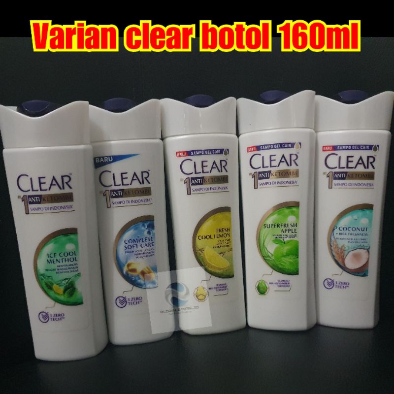 Jual Varian shampoo clear botol 160ml | Shopee Indonesia