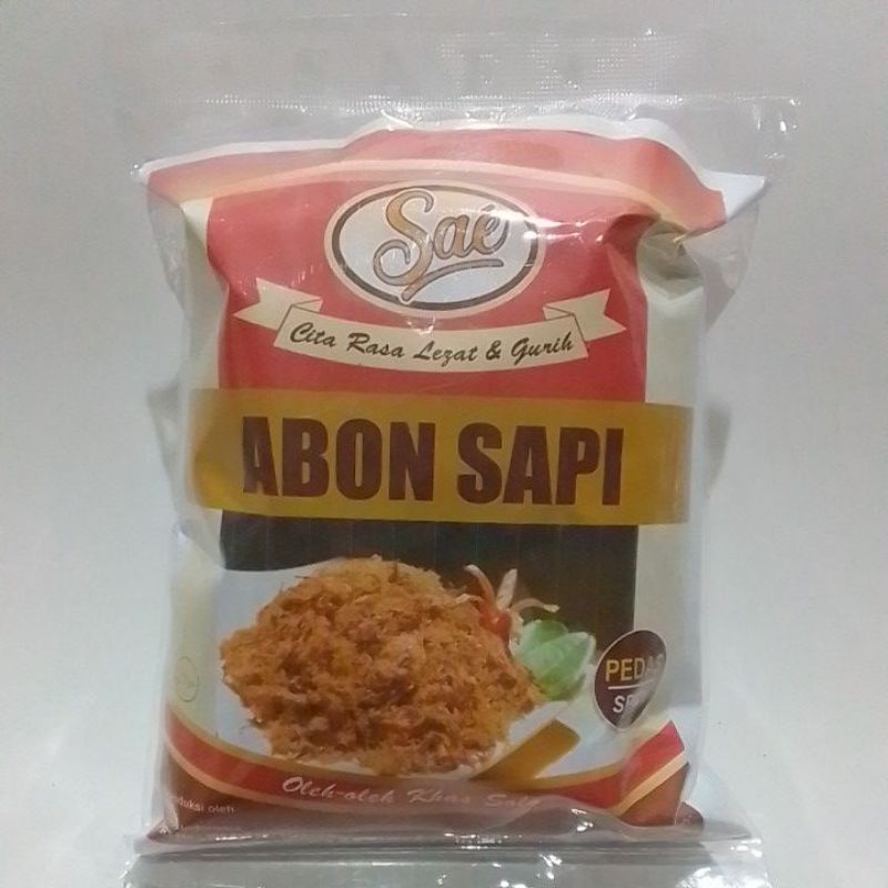Jual ABON SAPI SAE PEDAS KEMASAN BARU | Shopee Indonesia