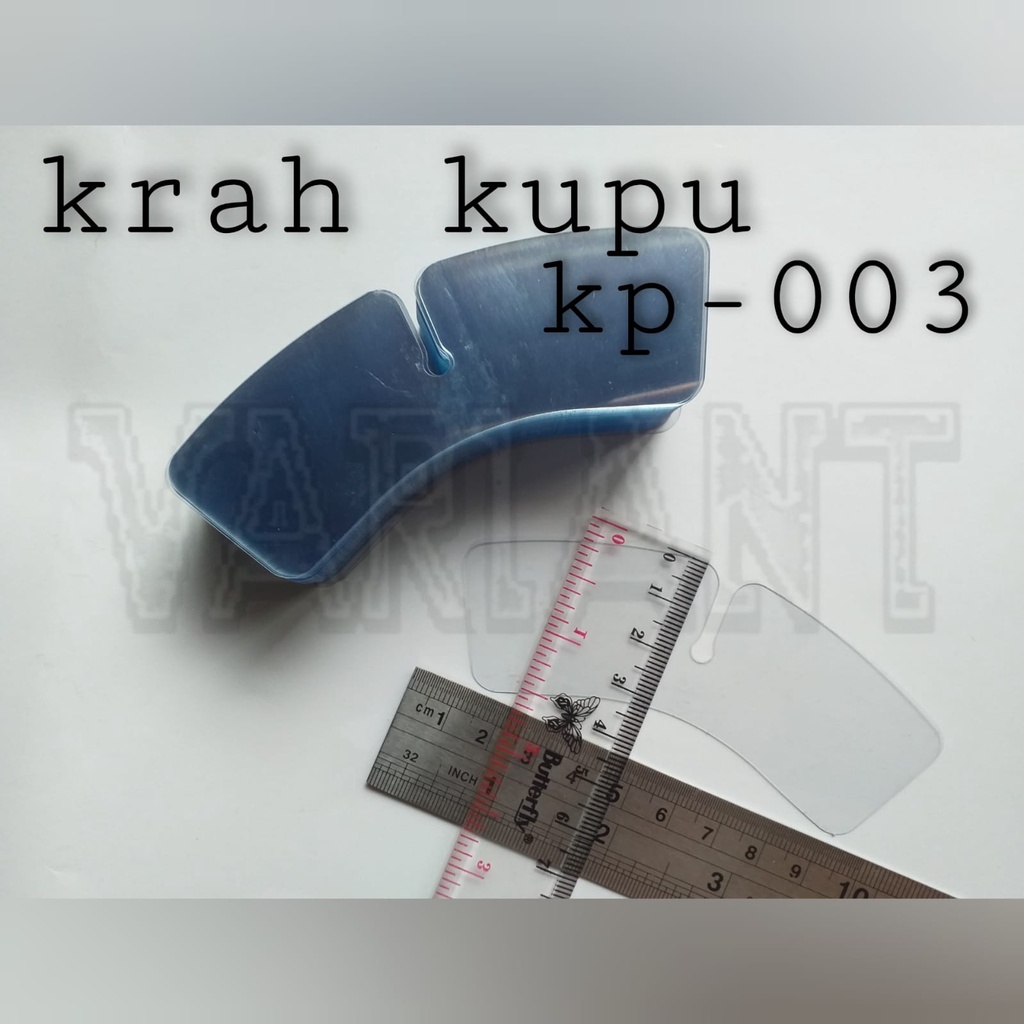 Jual KRAH PLASTIK KERAH KUPU BESAR PVC PLASTIC COLLAR BUTTERFLY MIKA ...