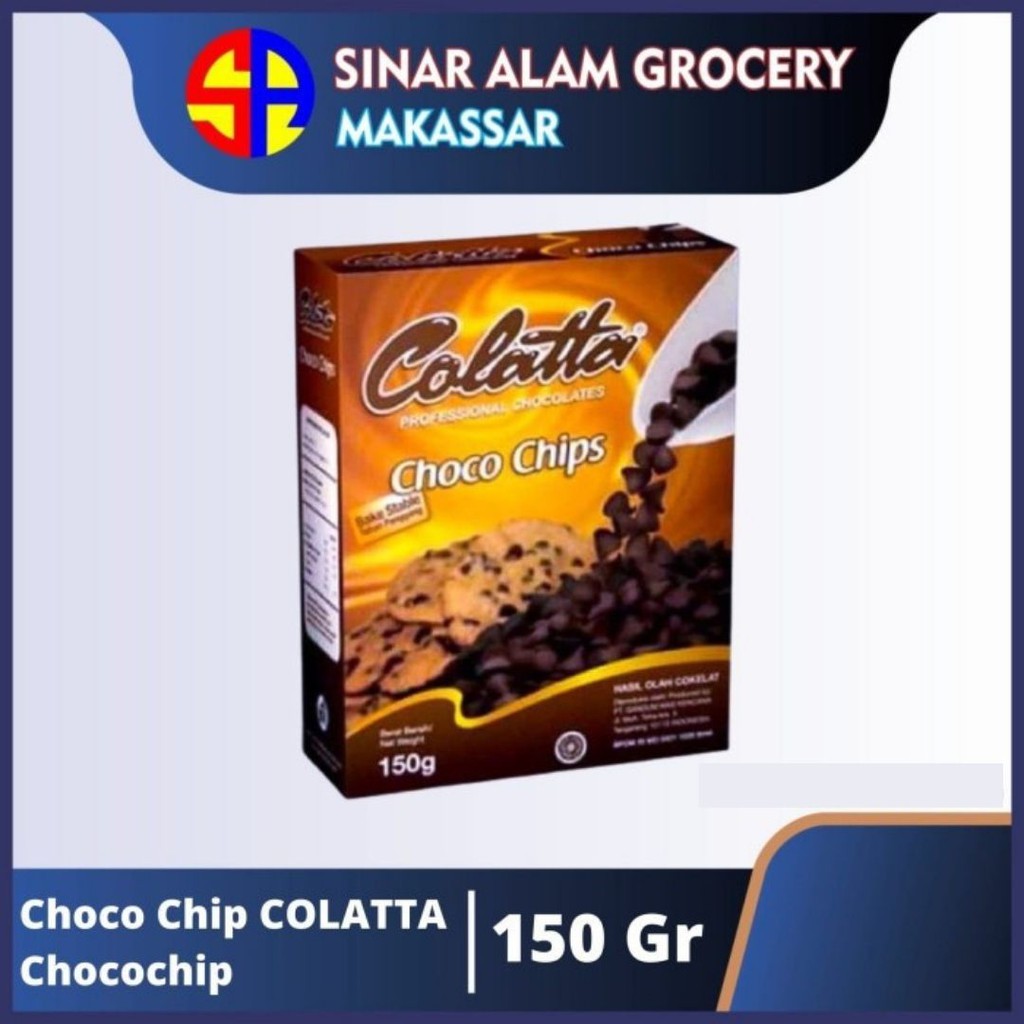 Jual Choco Chip COLATTA 150 Gr Chocochip Chocochips Chips Cokelat ...