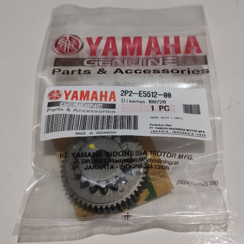 Jual 2P2-E5512-00 Gear Idler 1 Gigi double stater kecil Jupiter Z Vega ...