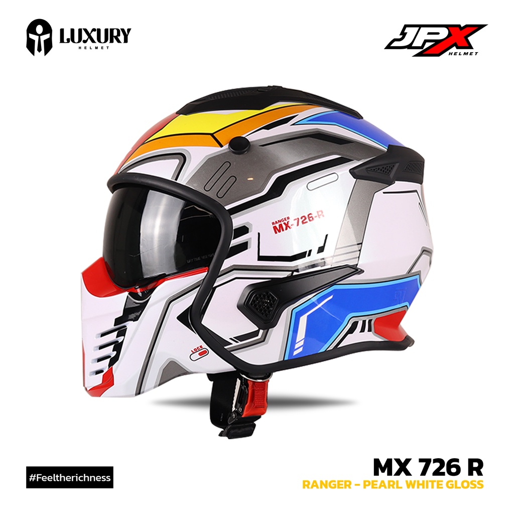 Jual Helm Sunmori - Helm JPX Full Face MX-726R - R05 - RANGER - Helm ...