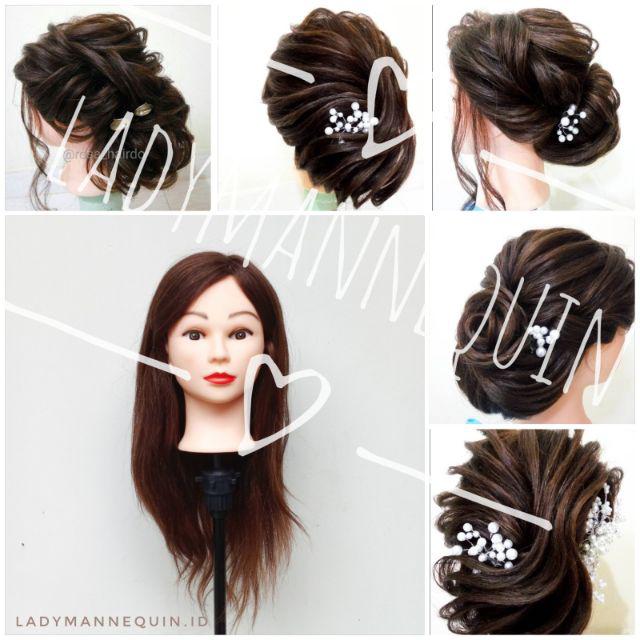 Jual LADY MANNEQUIN (Starter Pack) Manekin Rambut + Tripod / Patung ...