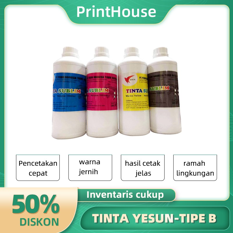Jual Tinta Sublim Yesun 1 Liter / Tinta Sublimasi / Tinta Textile Yesun ...