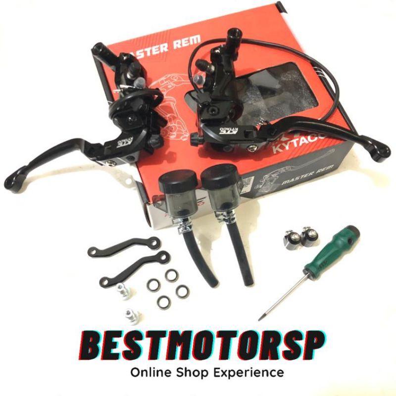 Jual Master Rem Set KTC KYTACO Tabung Kiri Kanan CNC UP-110 V2 17mm Original KTC | Shopee Indonesia