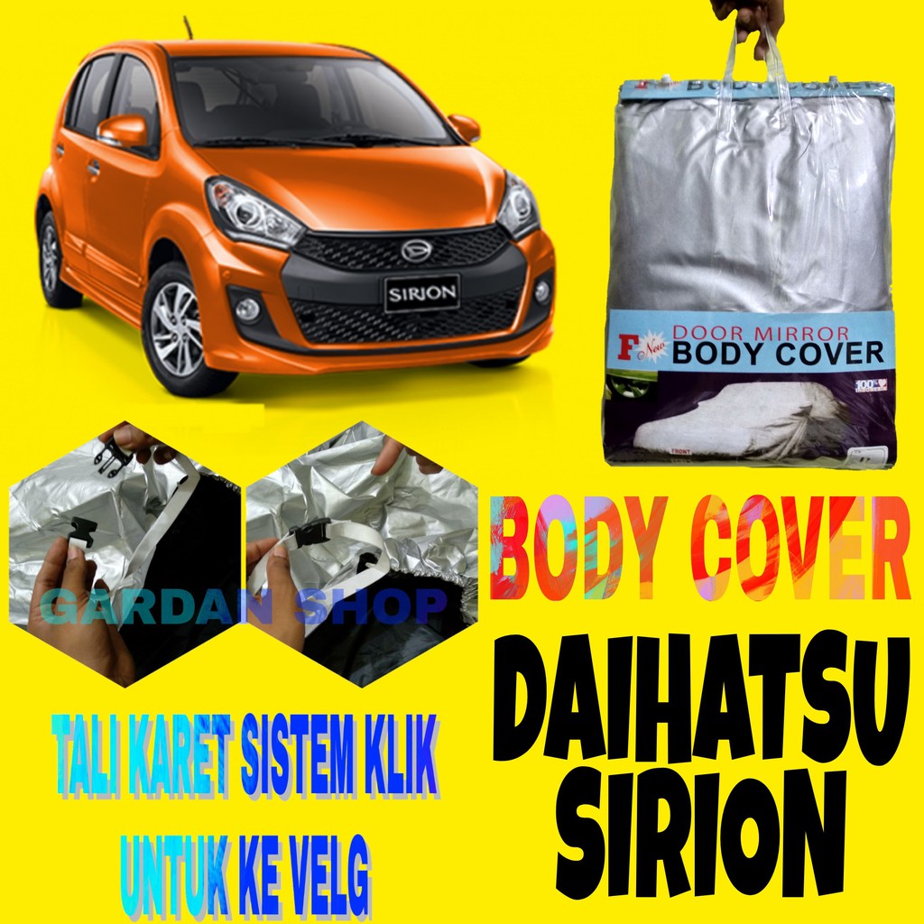 Jual Body Cover SIRION Sarung Penutup Pelindung Bodi Mobil MYVI Car ...