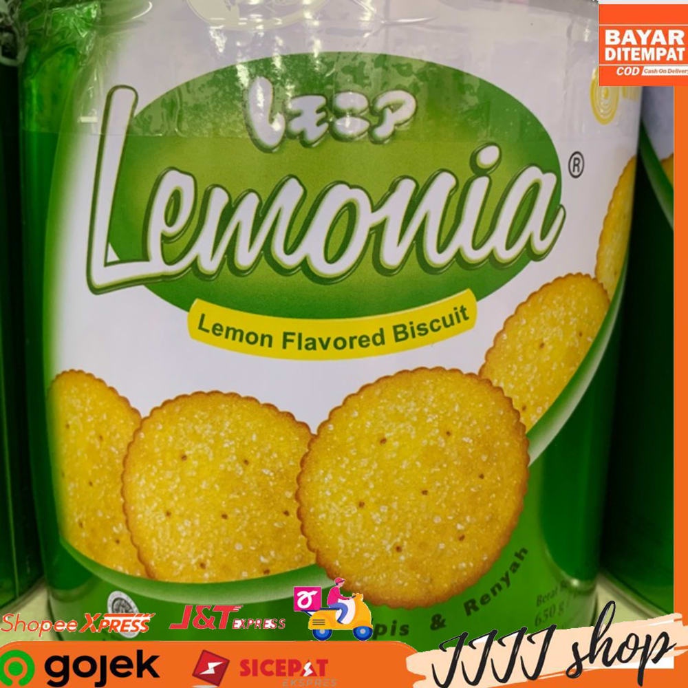 Jual Biskuit Lemonia Biscuit Snack Rasa Lemon Kemasan Kaleng 650gr ...