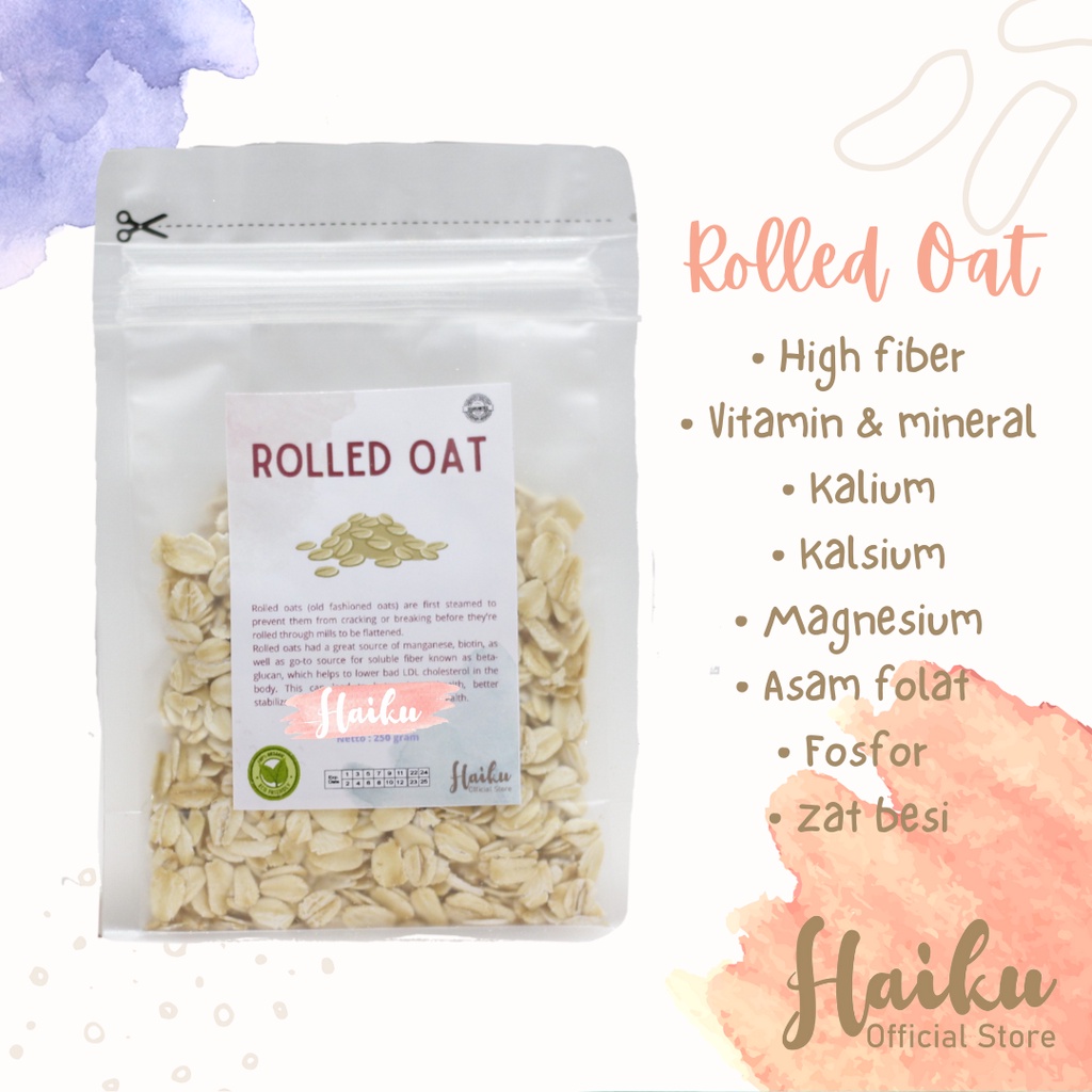 Jual Rolled Oat Organik Premium Quality / Gandum Utuh / Gandum Kasar ...