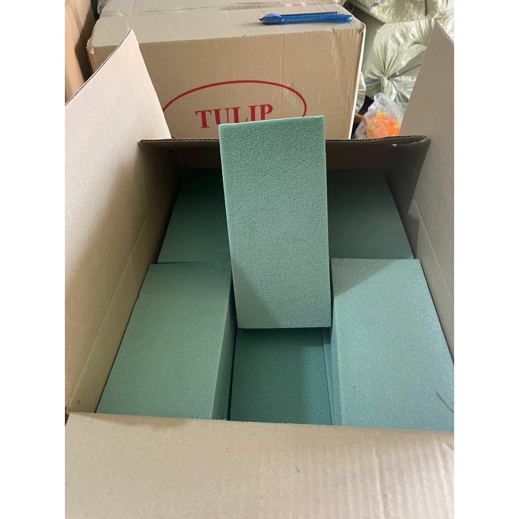 Jual art BUSA KERING TULIP \ Bunga Floral Foam Kering Gabus Bunga Box ...